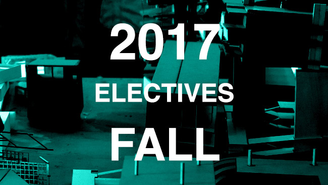 Fall 2017 Electives : Rensselaer | Architecture