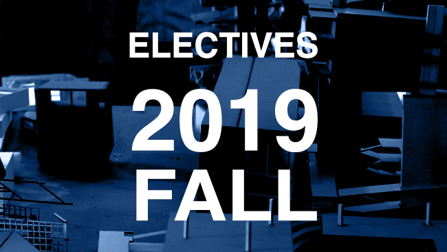 FALL 2019 ELECTIVES : Rensselaer | Architecture
